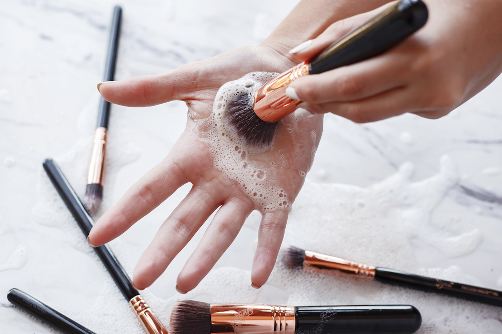 How To Clean Your Makeup Brushes Properly The Chriselle Factor