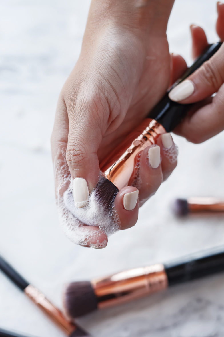 How To Clean Your Makeup Brushes Properly The Chriselle Factor